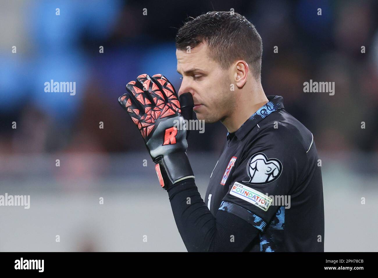 Luxembourg, Luxembourg. 26th Mar, 2023. Luxembourg's goalkeeper Anthony ...