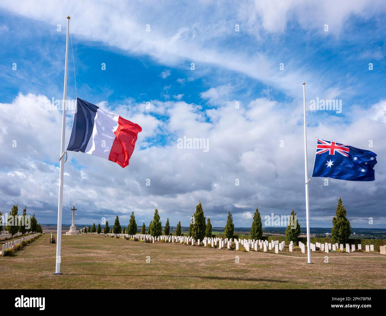 Australian remembrance trail france hi-res stock photography and images ...