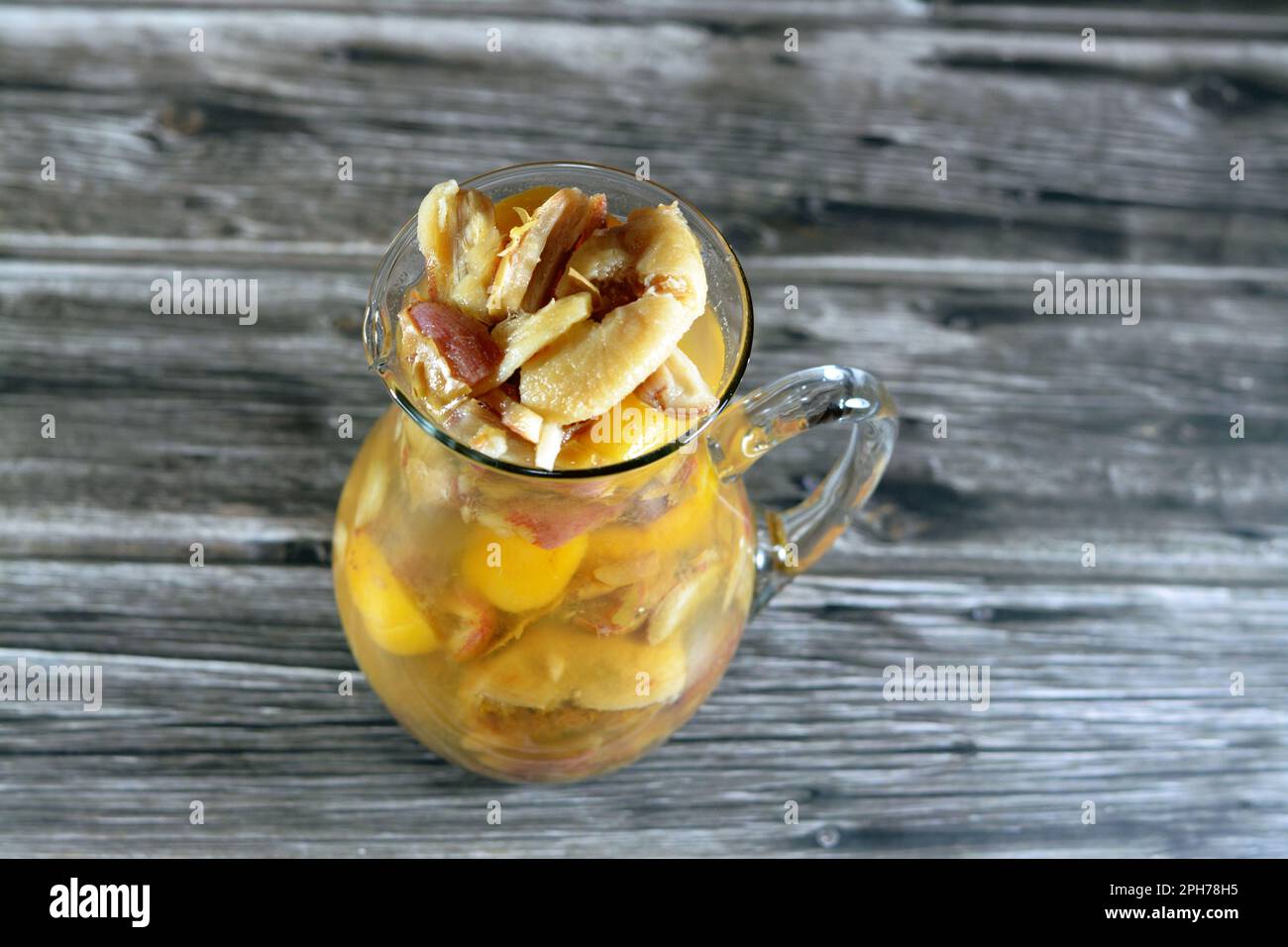 Dried fruits compote, Traditional Khoshaf kushaf dates compote that is ...