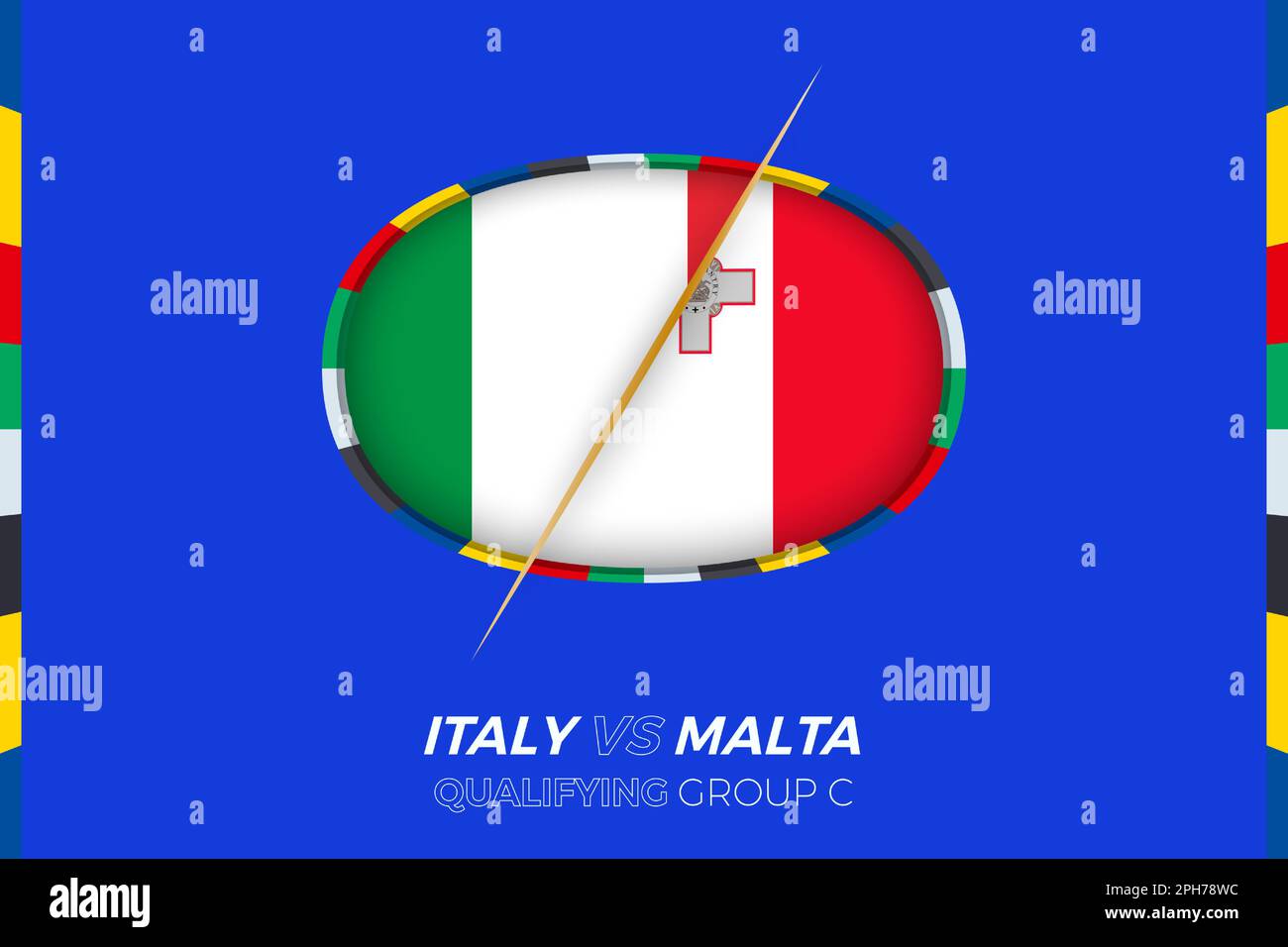 Italy national football team euro 2024 Stock Vector Images - Alamy