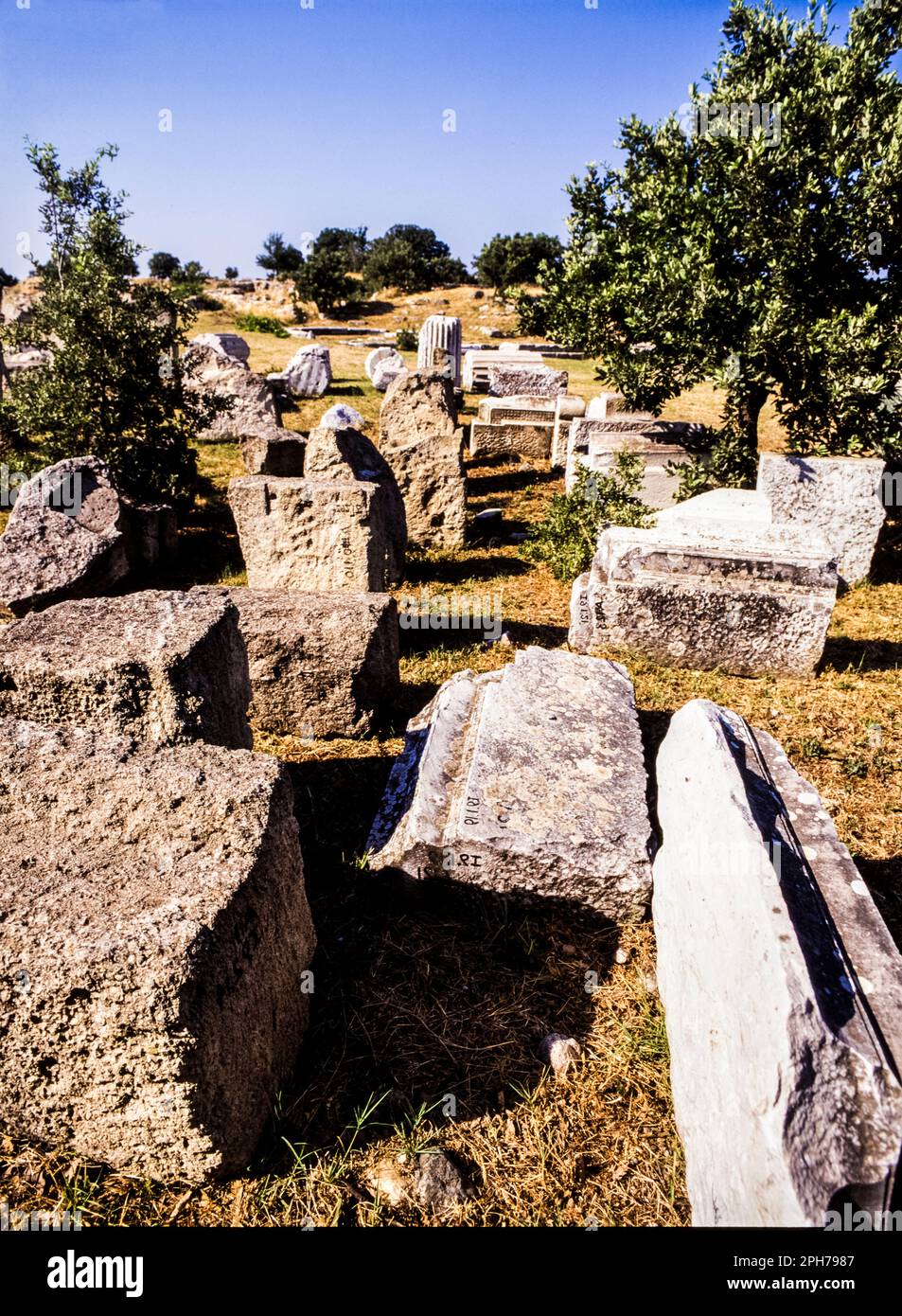 Archeological site of ancient Troy Stock Photo - Alamy