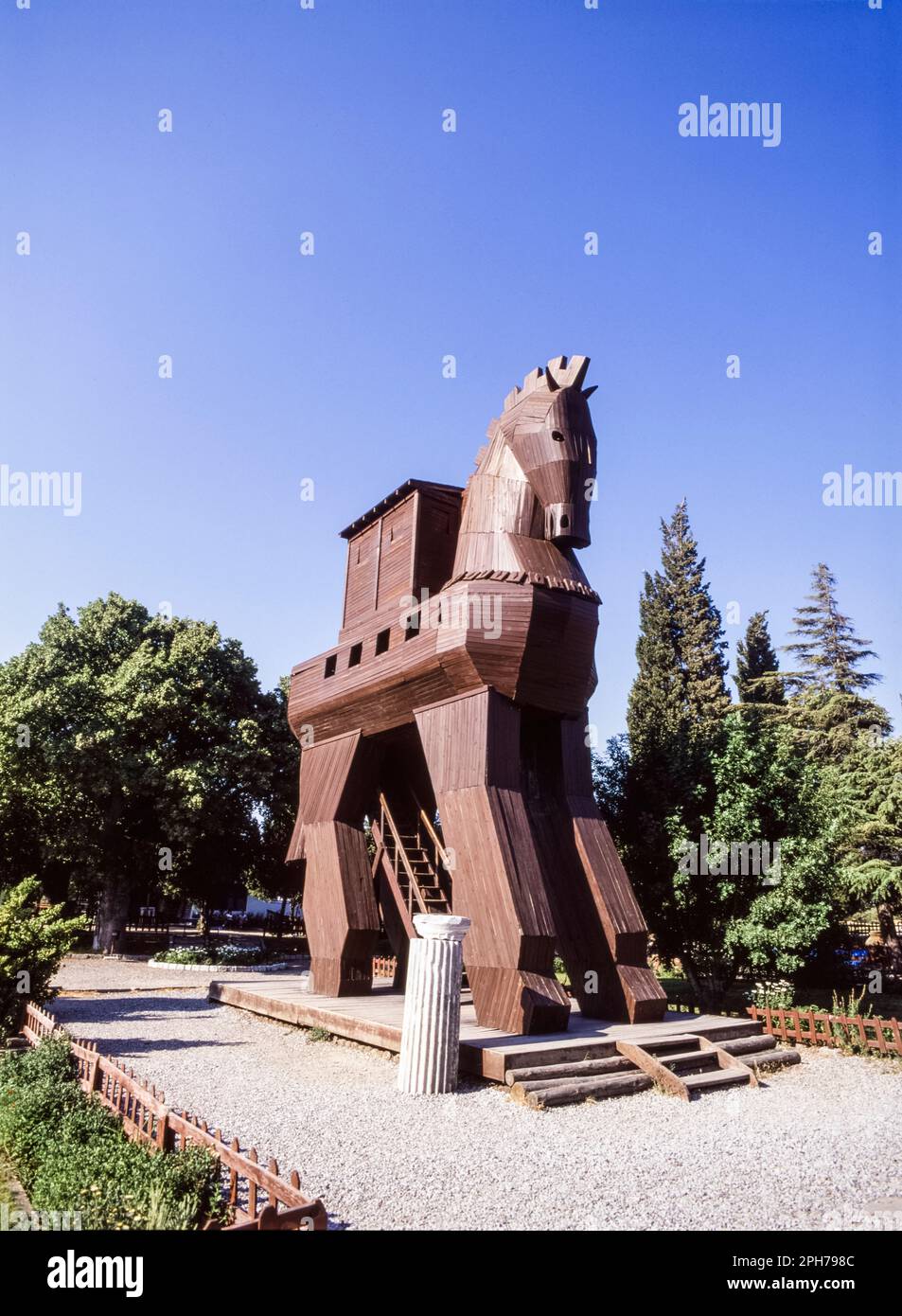 Archeological site of ancient Troy Stock Photo - Alamy