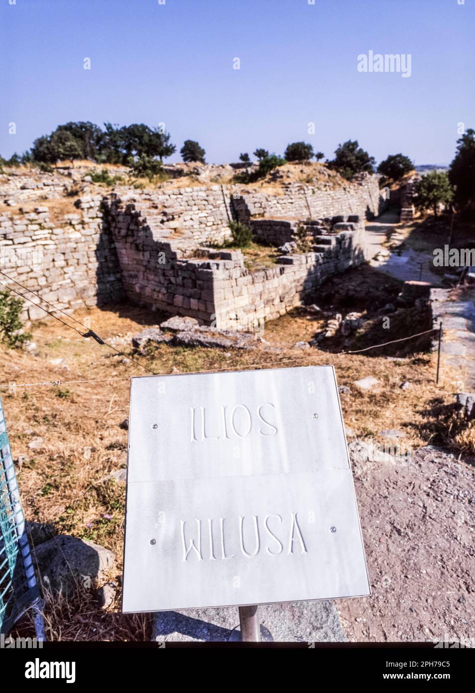 Archeological site of ancient Troy Stock Photo - Alamy