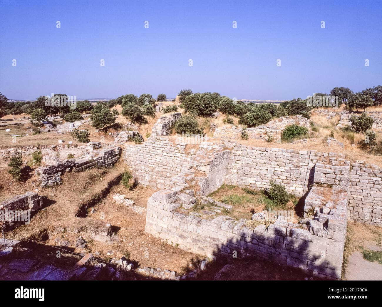 Archeological site of ancient Troy Stock Photo - Alamy