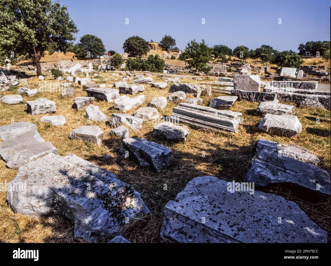 Archeological site of ancient Troy Stock Photo - Alamy