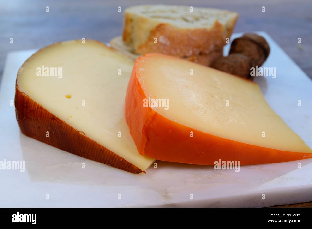 Cheese collection, tasty Belgian abbey cheeses made with brown trappist ...