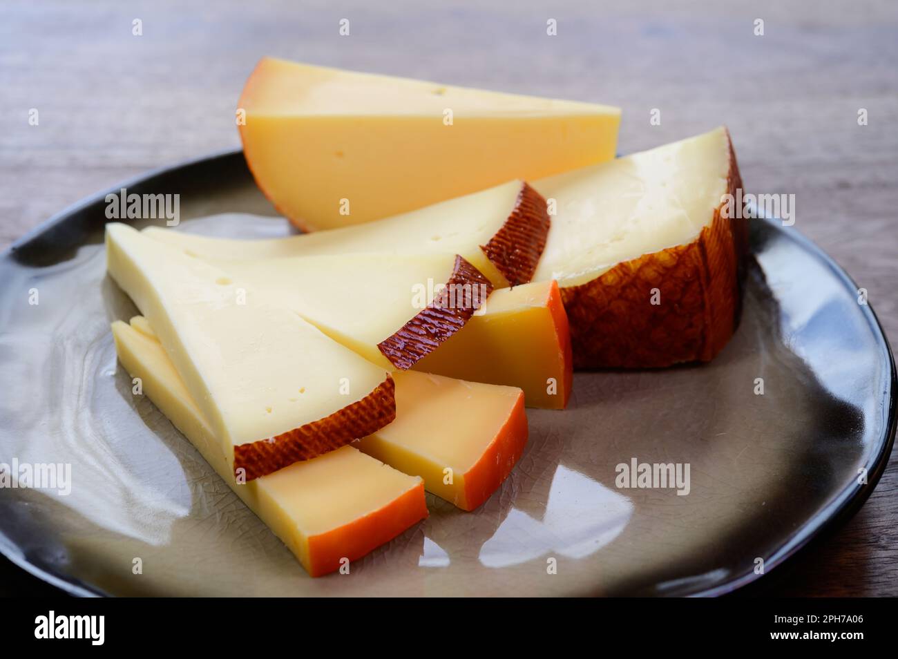 Cheese collection, tasty Belgian abbey cheeses made with brown trappist ...