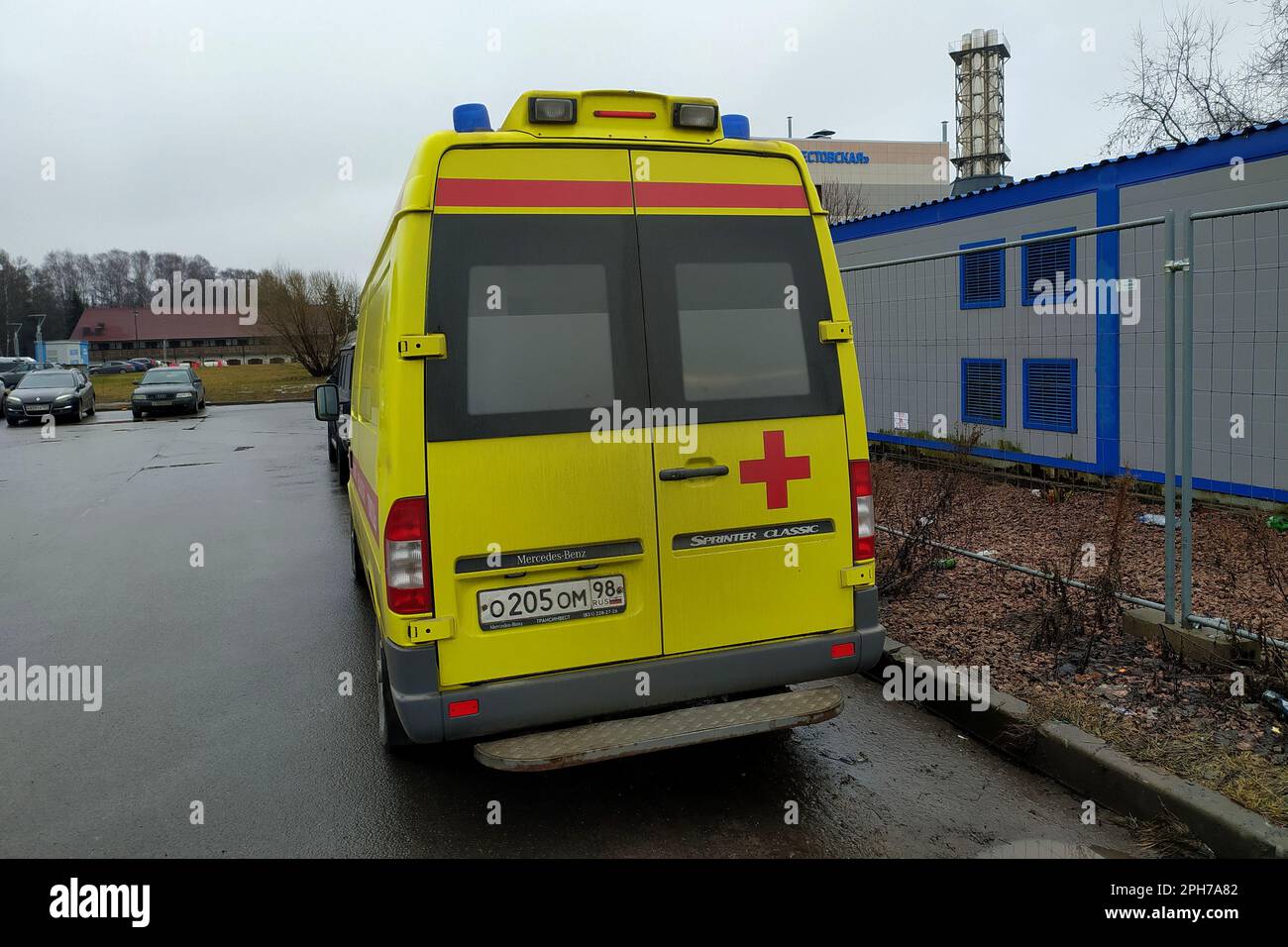 Russian Federation. Saint Petersburg and Leningrad region. The car is ...