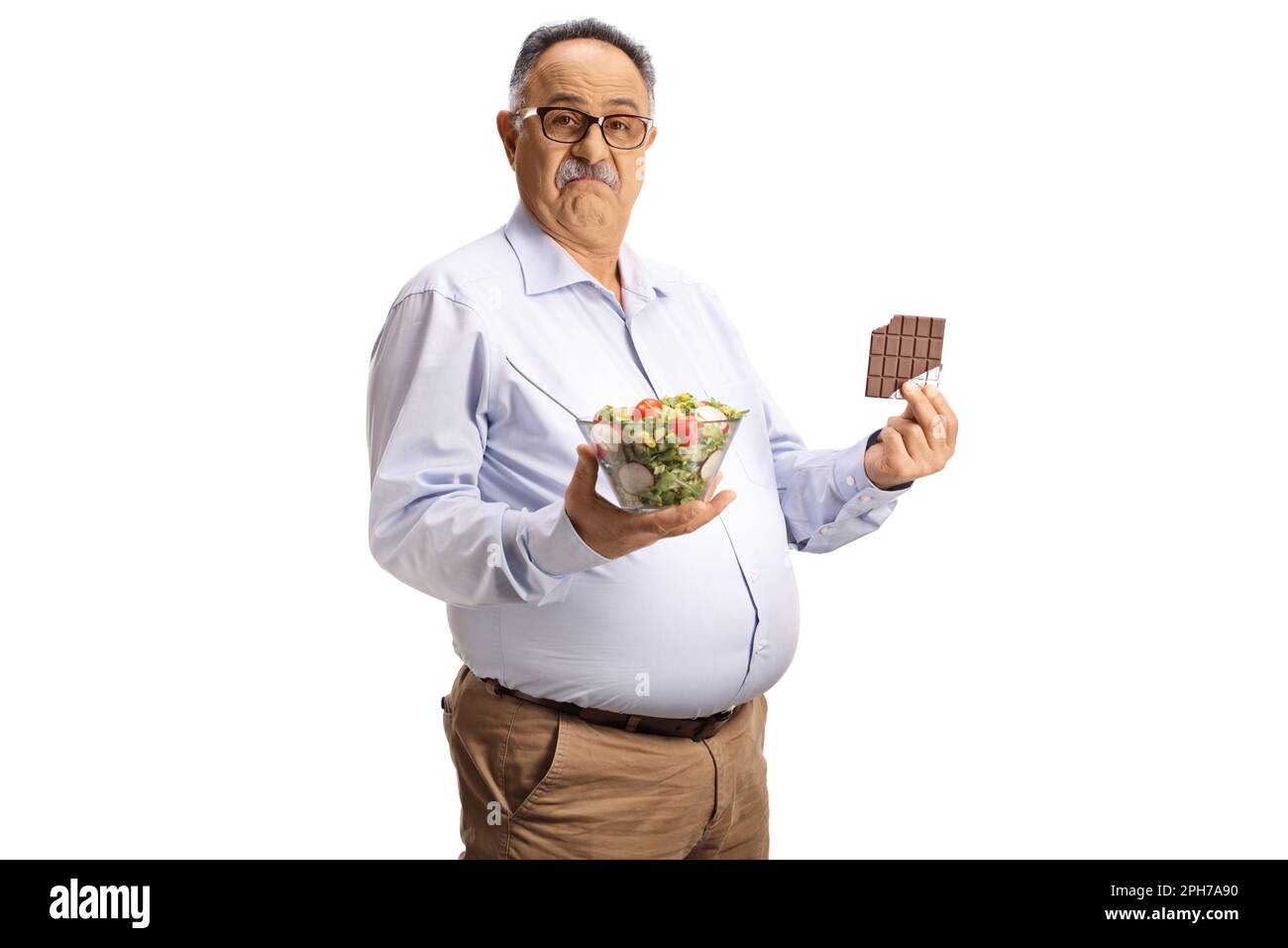 Eating a chocolate bar man hi-res stock photography and images - Alamy