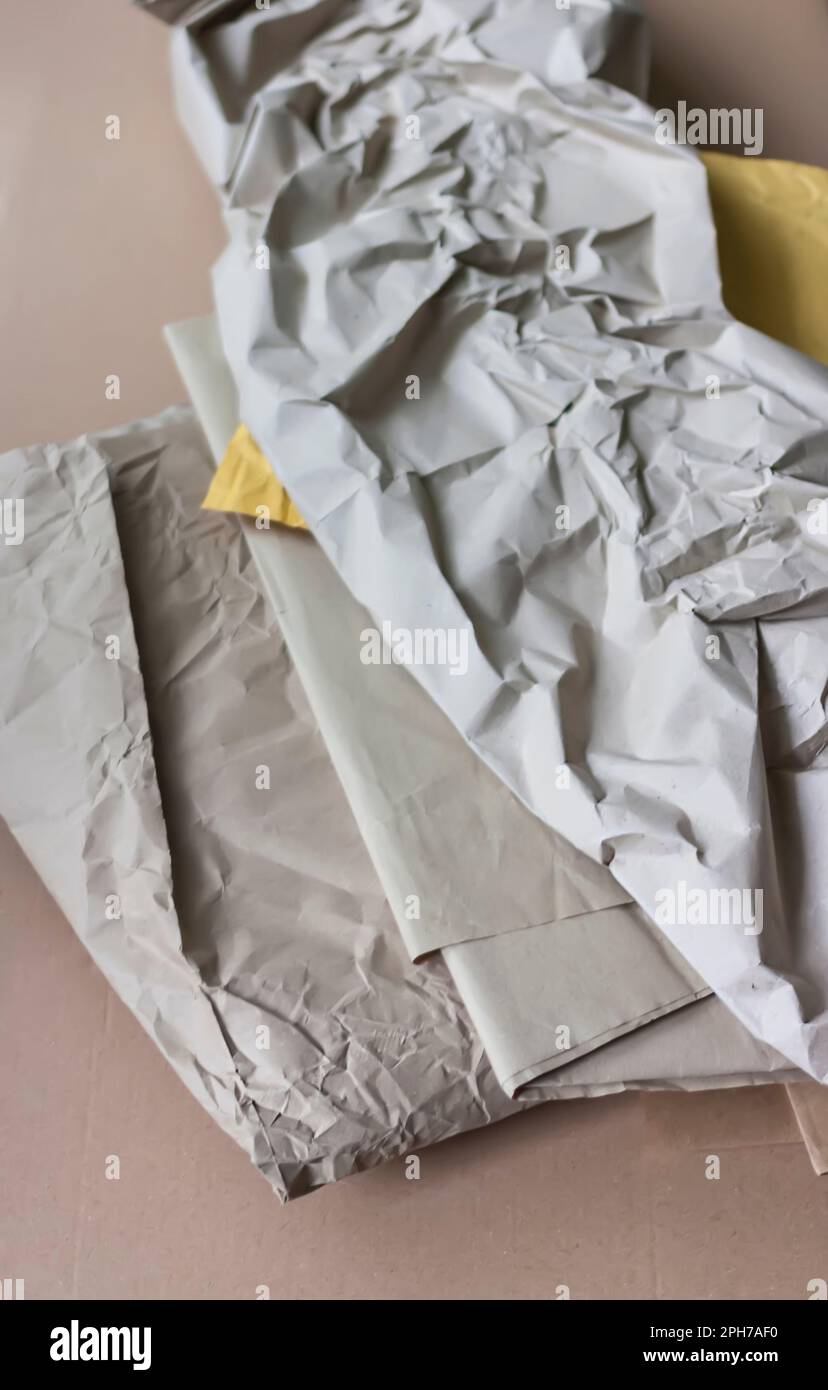 Cardboard and paper stack Stock Photo - Alamy