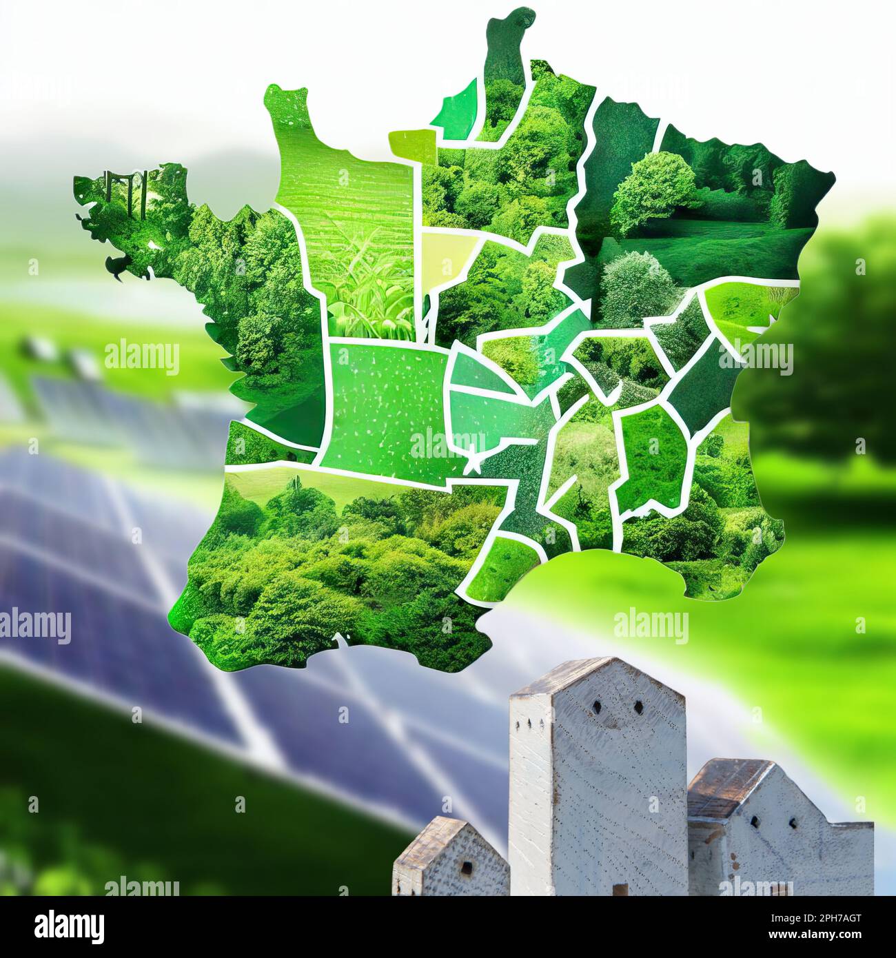 A metaphorical image with an ecological theme - representing green ...