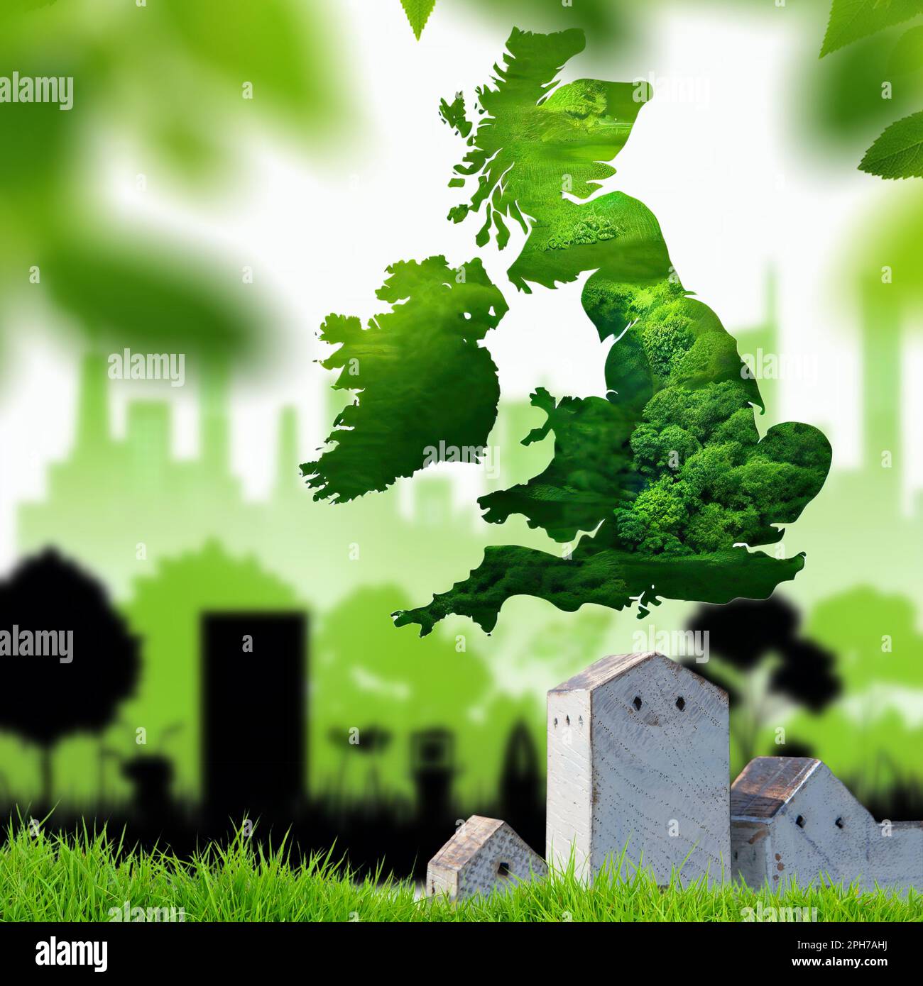 A metaphorical image with an ecological theme - representing the green ...