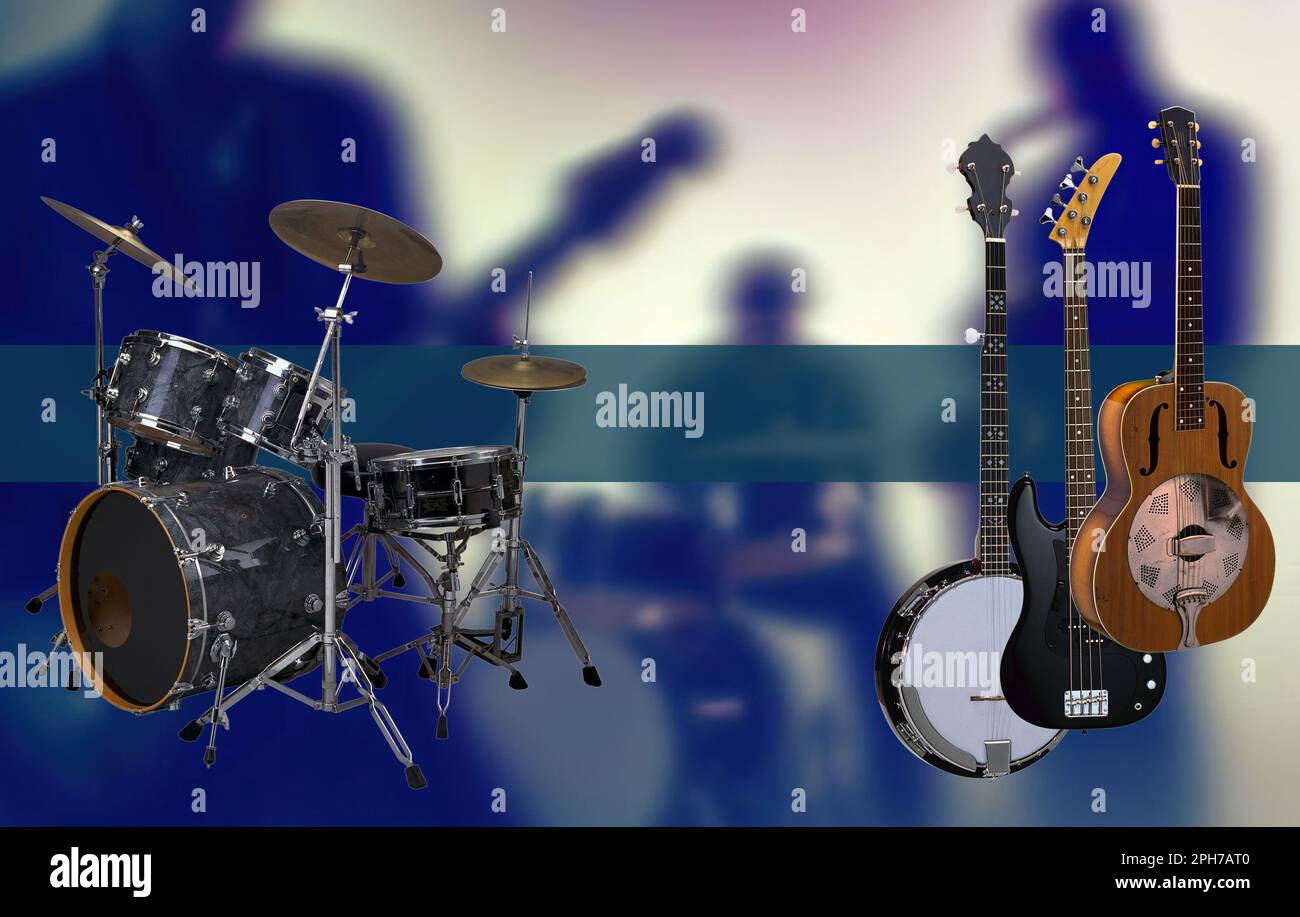 Modern musical instruments hi-res stock photography and images - Alamy