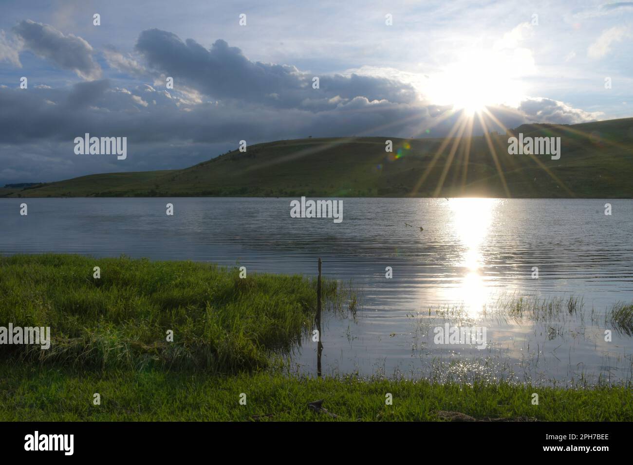 Mearns dam in midlands meander kzn south africa Stock Photo - Alamy