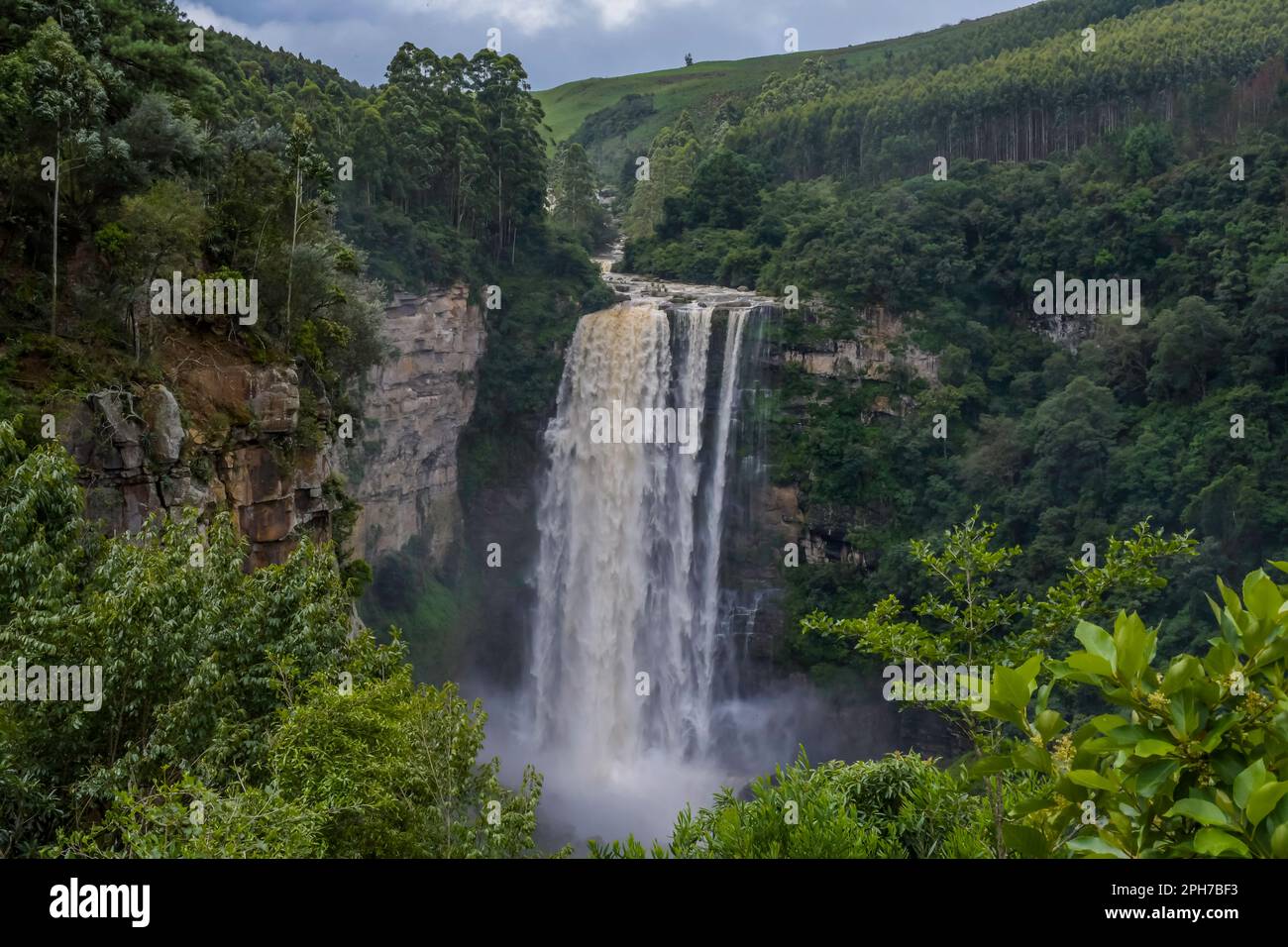 Karkloof waterfall in midlands meander KZN south africa Stock Photo - Alamy