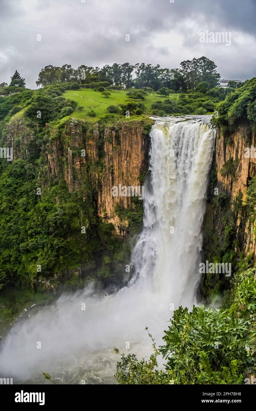Howick falls waterfall on Umgeni river in Kzn midlands meander Stock ...