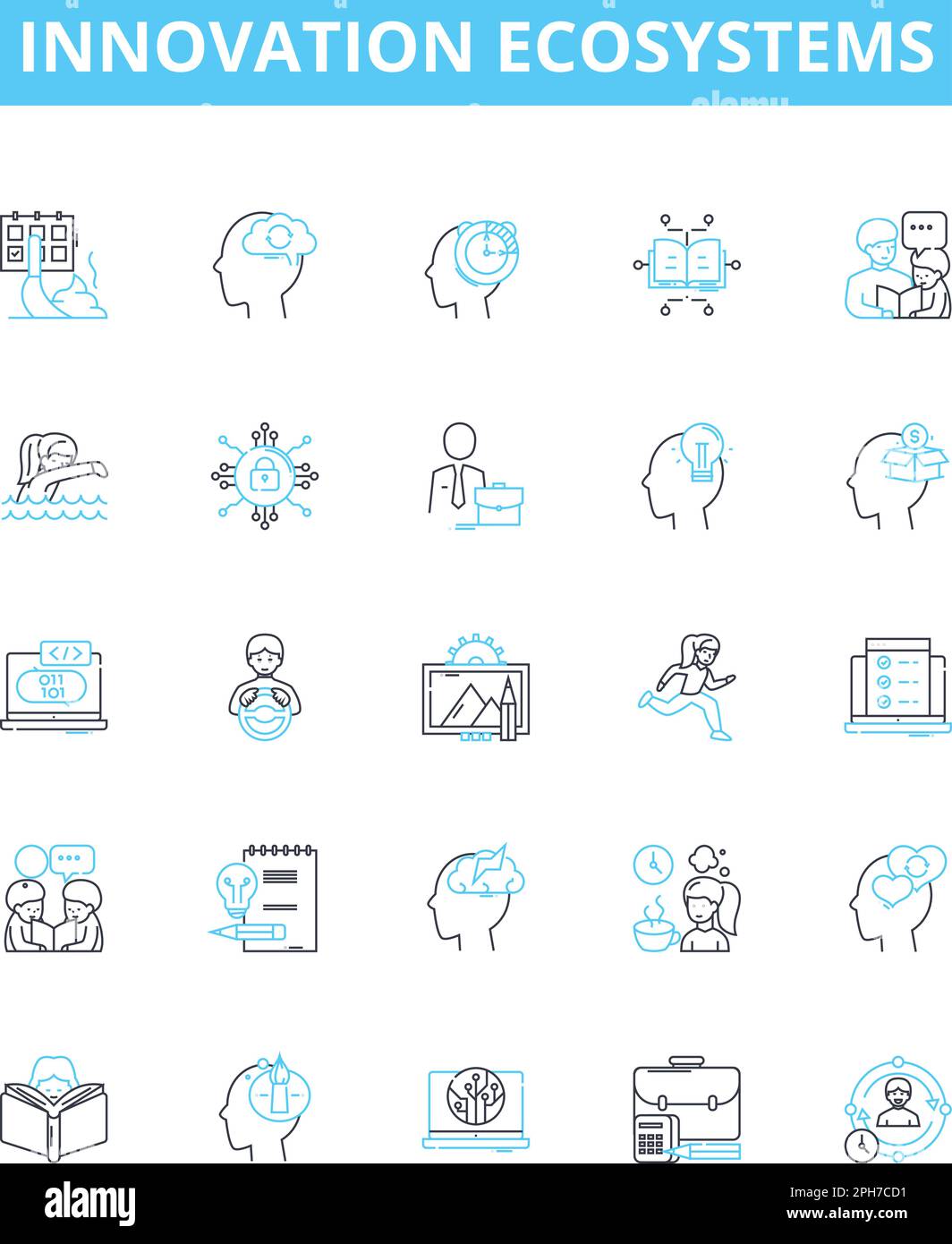 Innovation Ecosystems Stock Vector Images Alamy