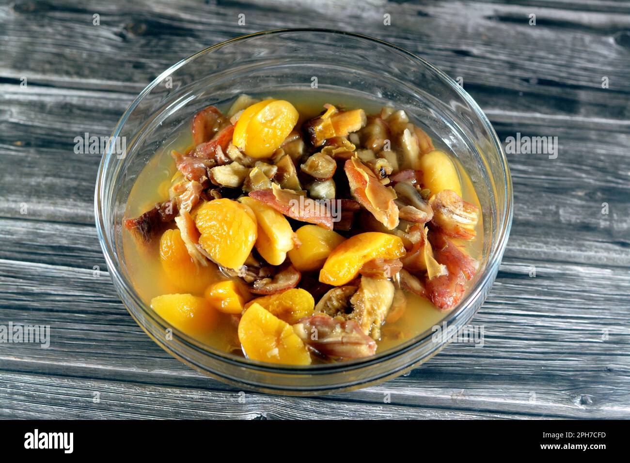 Dried fruits compote, Traditional Khoshaf kushaf dates compote that is ...