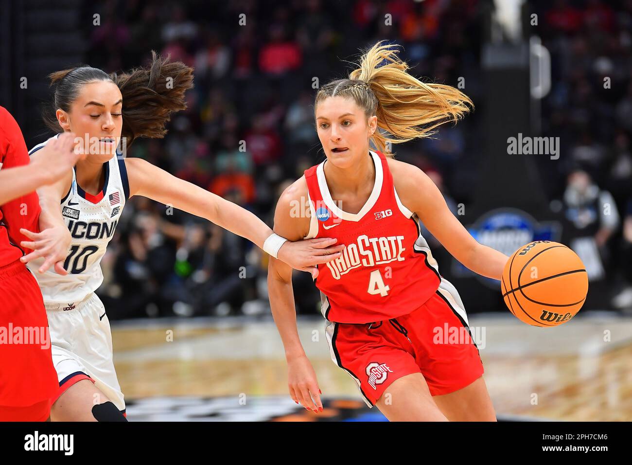 March 25 2023 Ohio State Buckeyes Guard Jacy Sheldon 4 During The