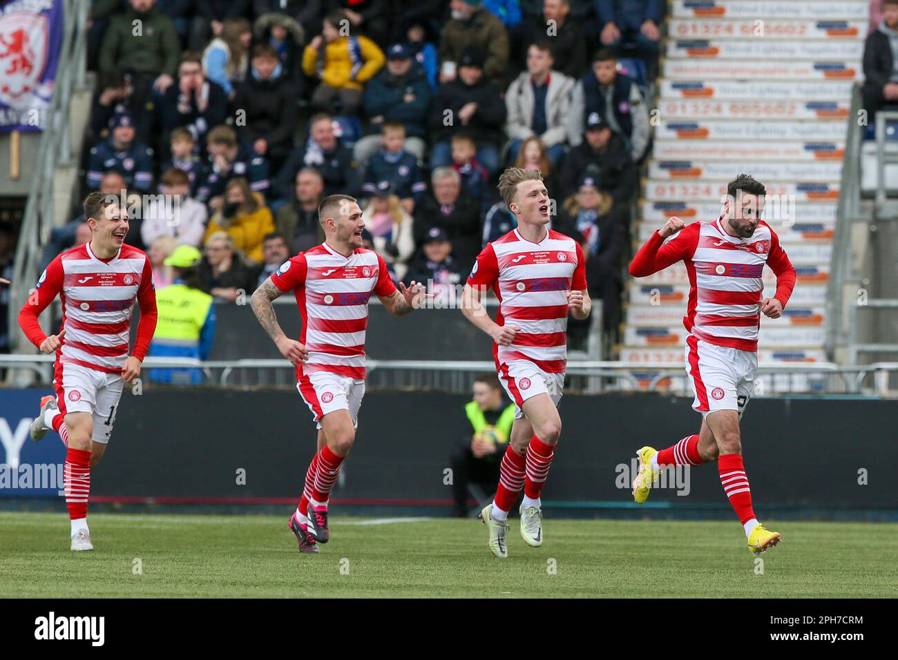 Falkirk, UK. 26th Mar, 2023. UK. The SPFL Trust Trophy Final between ...