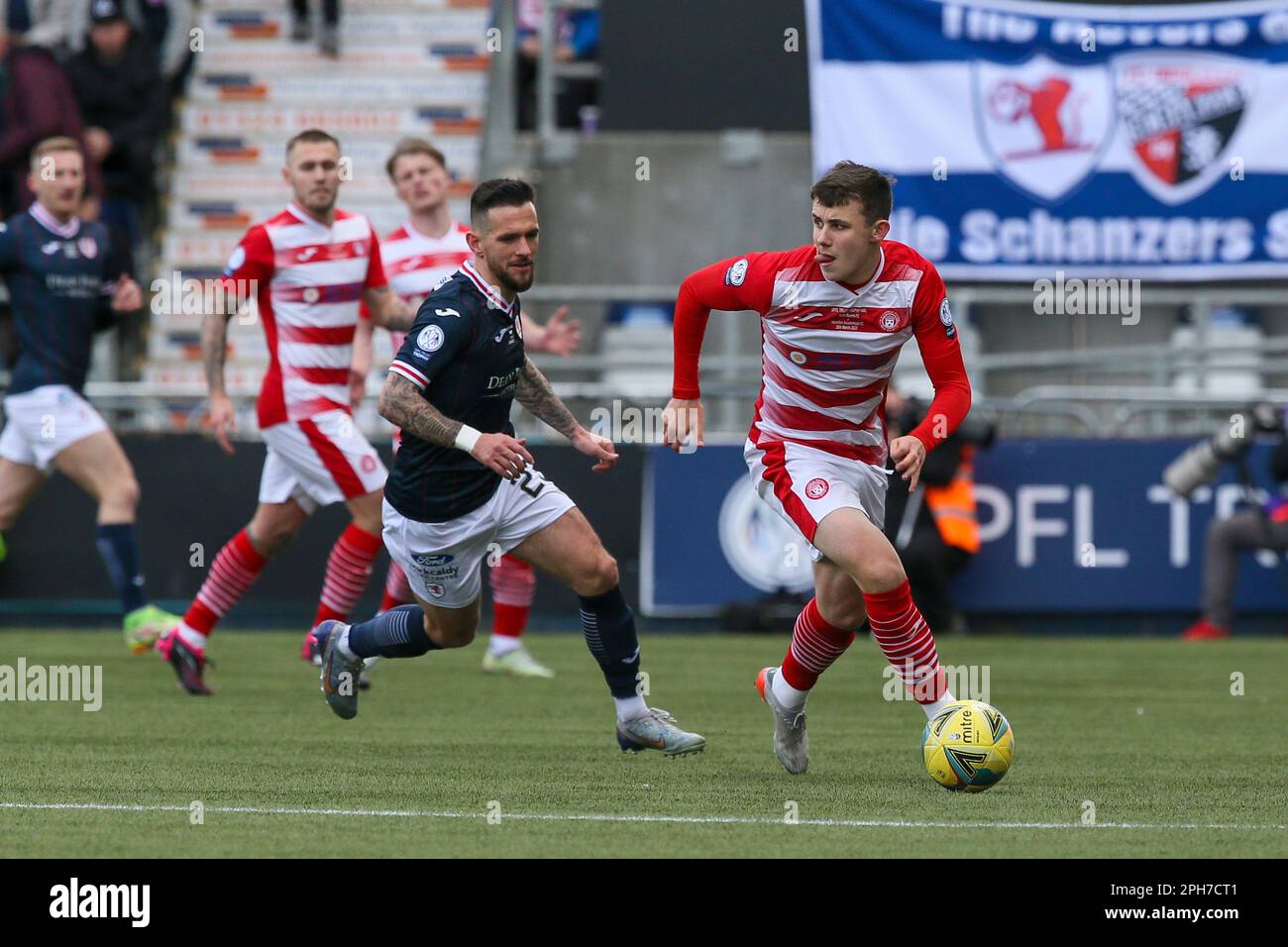Falkirk, UK. 26th Mar, 2023. UK. The SPFL Trust Trophy Final between ...