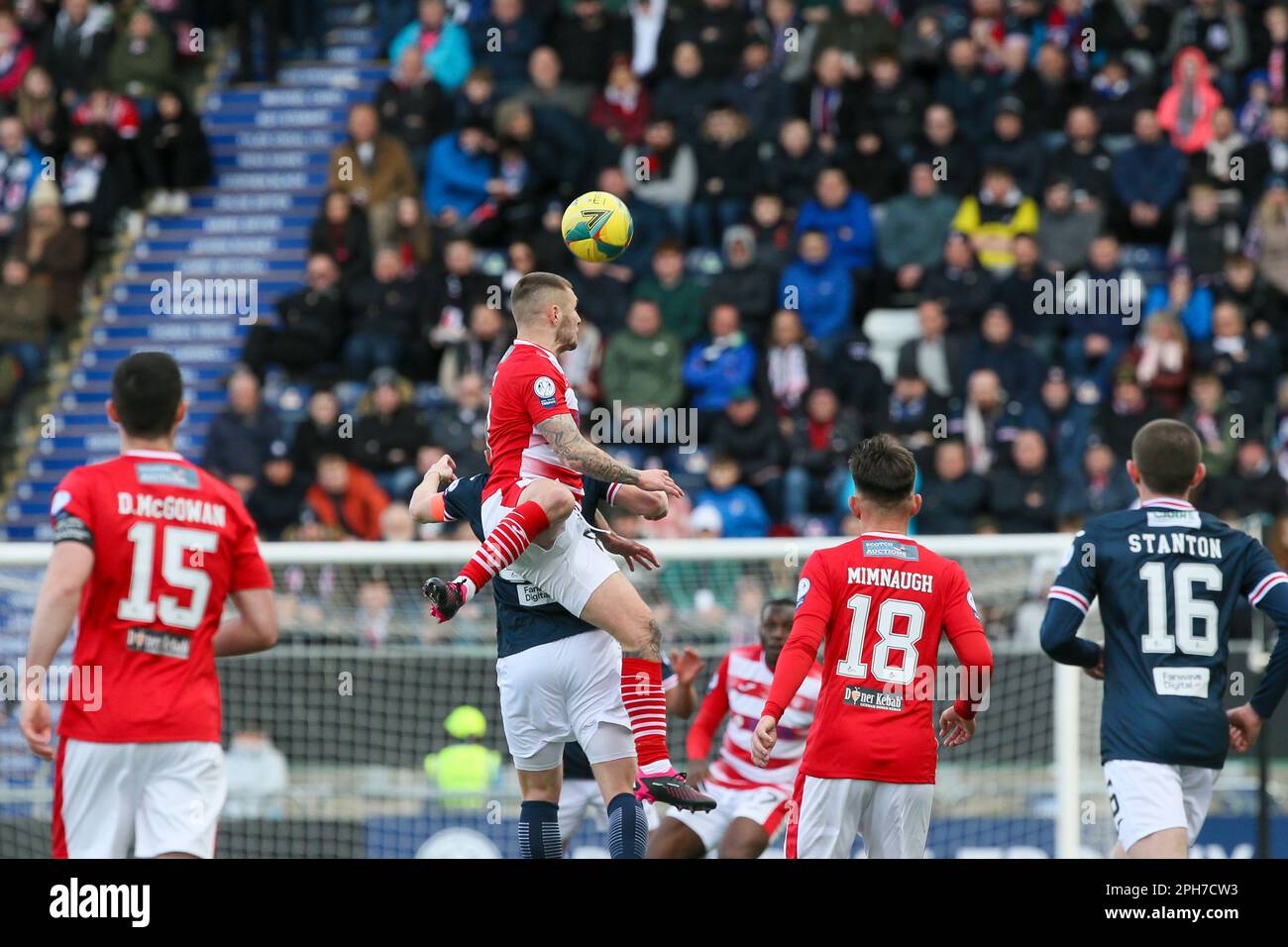 Falkirk, UK. 26th Mar, 2023. UK. The SPFL Trust Trophy Final between ...