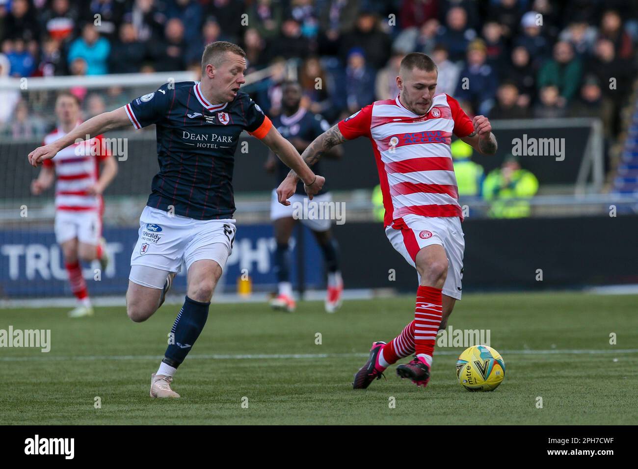 Falkirk, UK. 26th Mar, 2023. UK. The SPFL Trust Trophy Final between ...