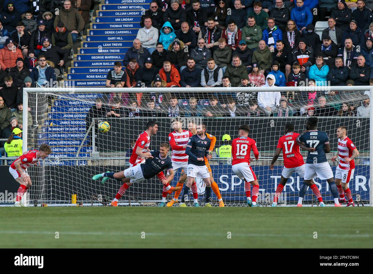 Falkirk, UK. 26th Mar, 2023. UK. The SPFL Trust Trophy Final between ...
