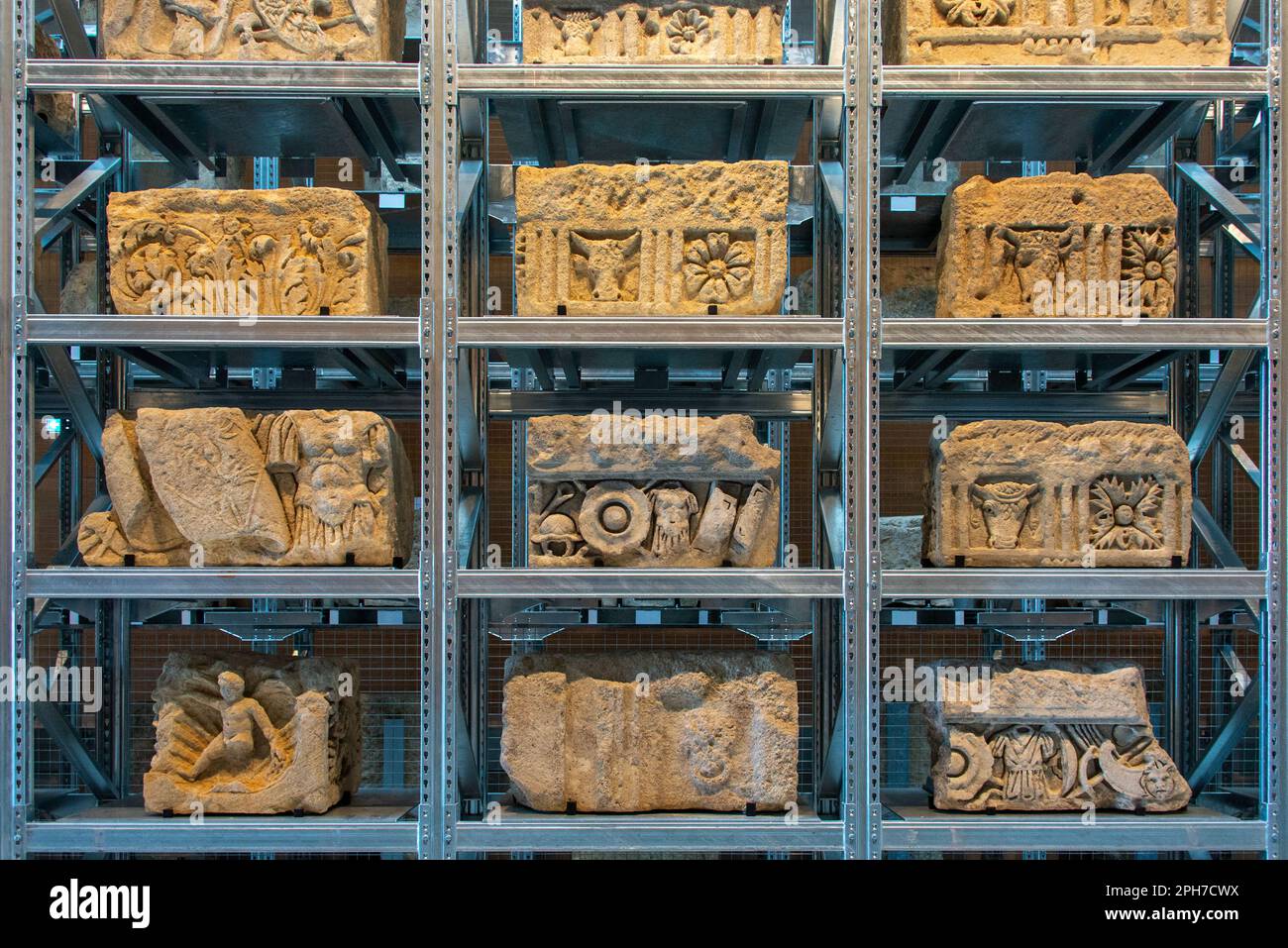 The impressive Lapidary Wall at Narbo Via, the new Roman History Museum ...