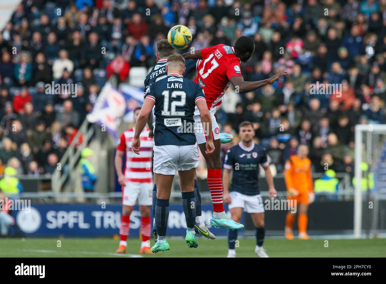 Falkirk, UK. 26th Mar, 2023. UK. The SPFL Trust Trophy Final between ...