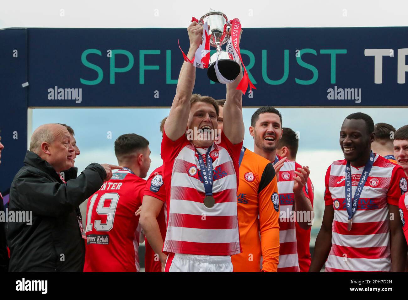 Falkirk, UK. 26th Mar, 2023. UK. The SPFL Trust Trophy Final between ...