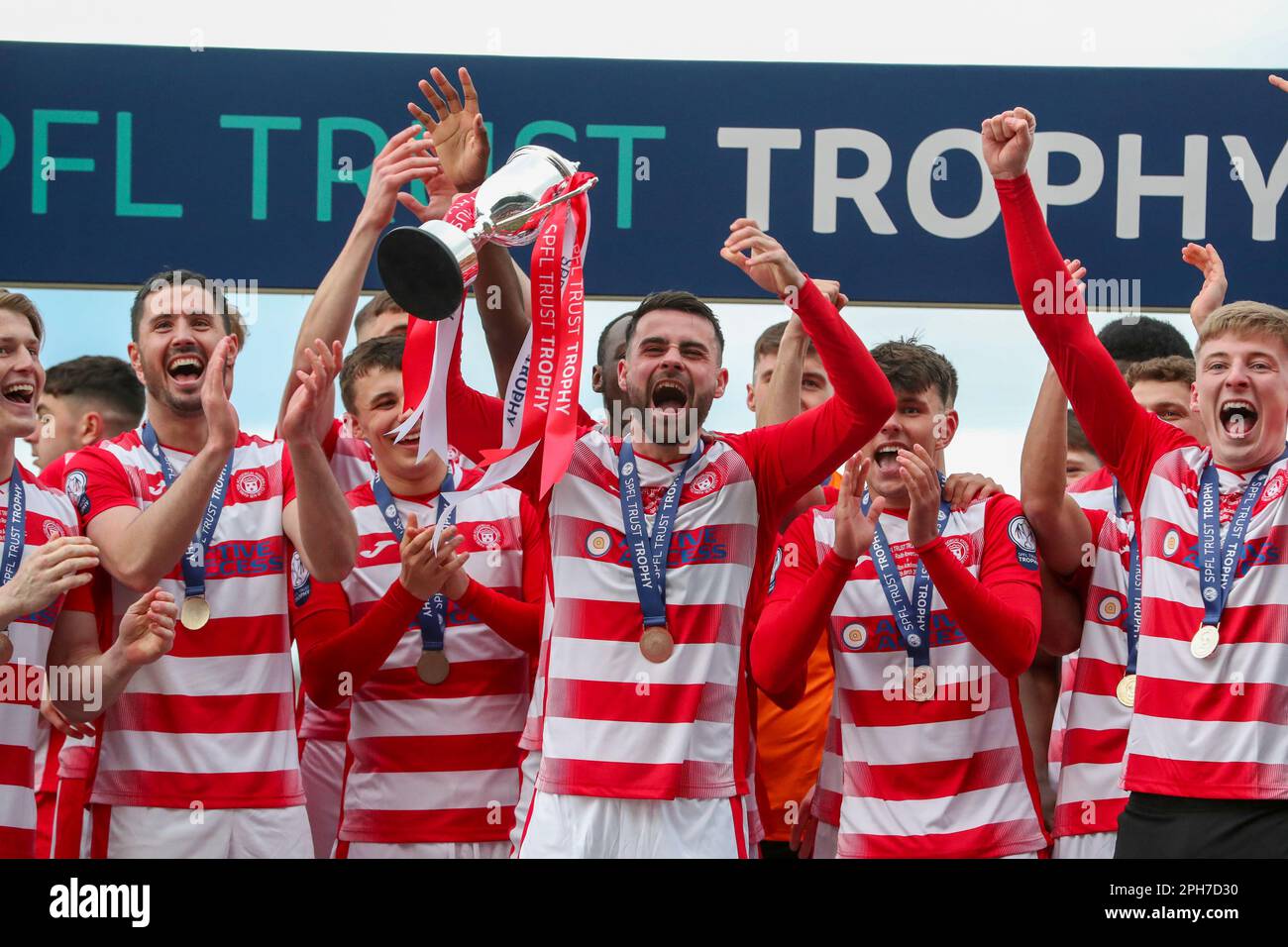 Falkirk, UK. 26th Mar, 2023. UK. The SPFL Trust Trophy Final between ...