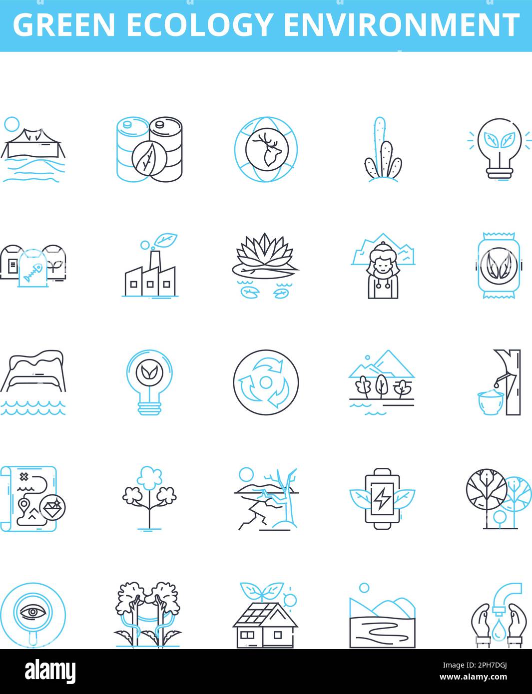 Green ecology environment vector line icons set. Eco-friendly, Green ... Green ecology environment vector line icons set. Eco-friendly, Green ...