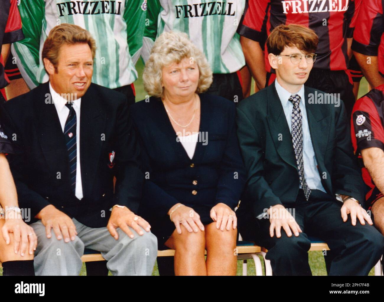 AFC BORNEMOUTH DIRECTORS 1995. L TO R. BRIAN WILLIS, KATE CONEY AND ...