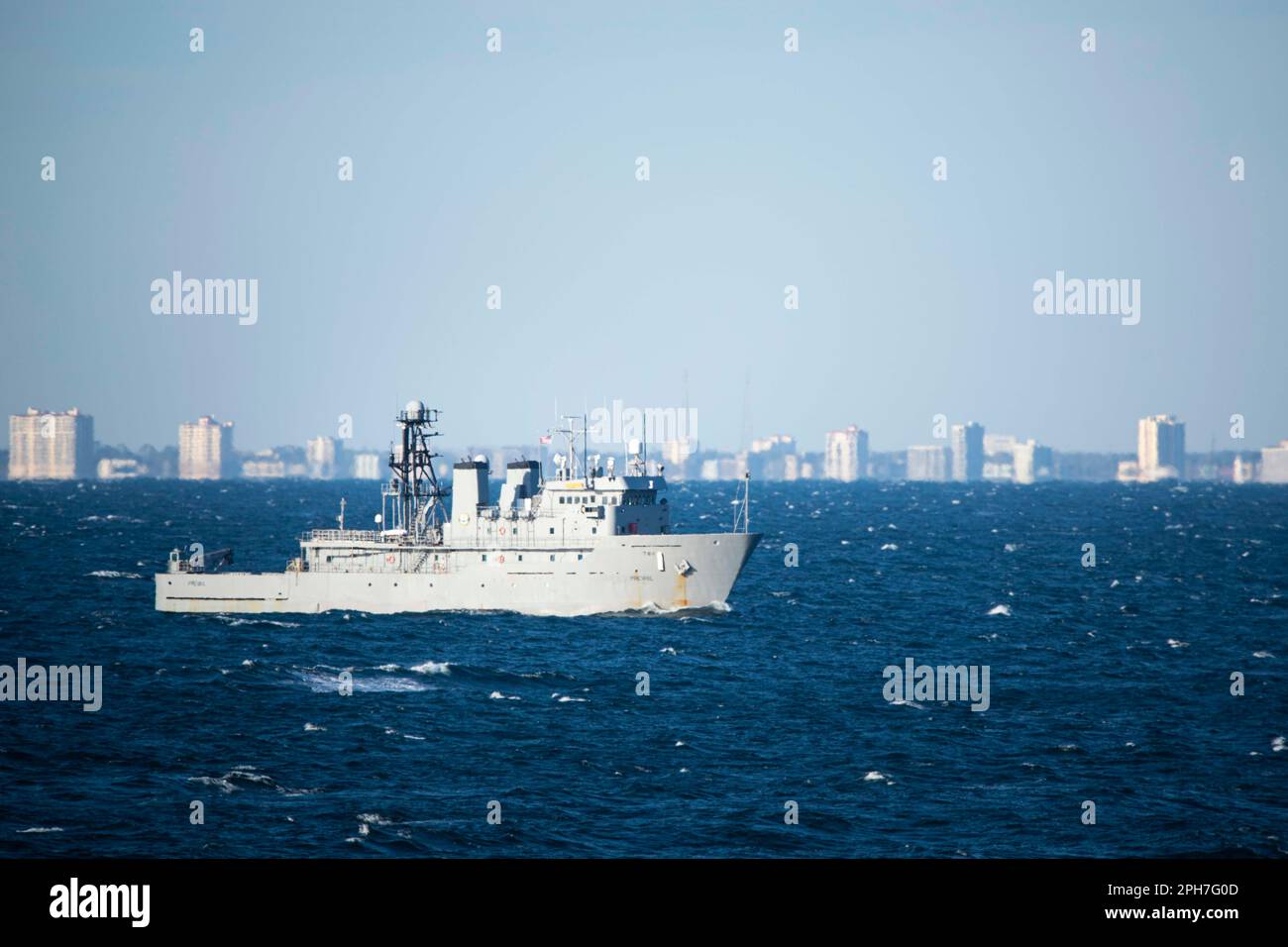 230319-N-LK647-1017 ATLANTIC OCEAN (March 19, 2023) A view from the ...