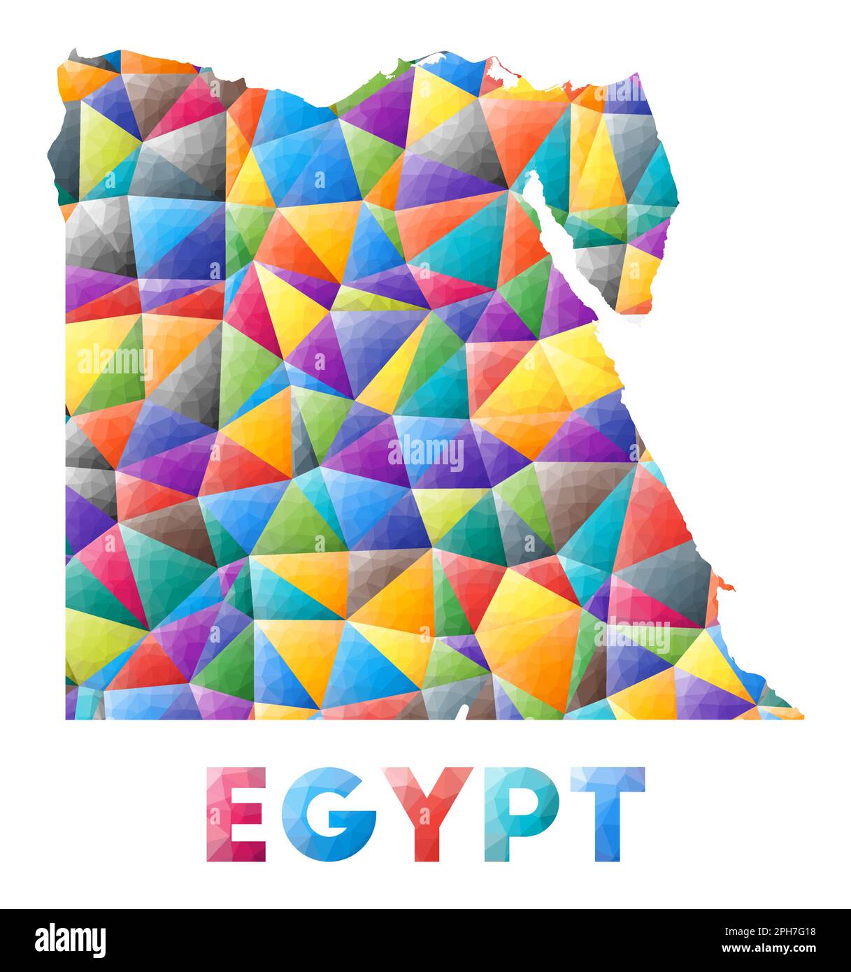 Egyptian triangles Cut Out Stock Images & Pictures - Alamy