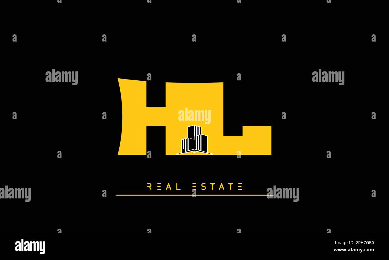Hl real estate logo hi-res stock photography and images - Alamy