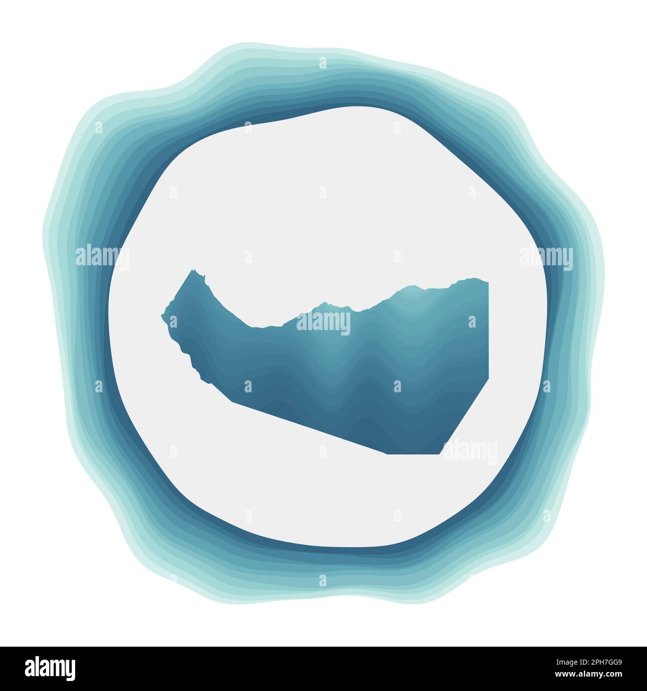 Somaliland logo. Badge of the country. Layered circular sign around ...