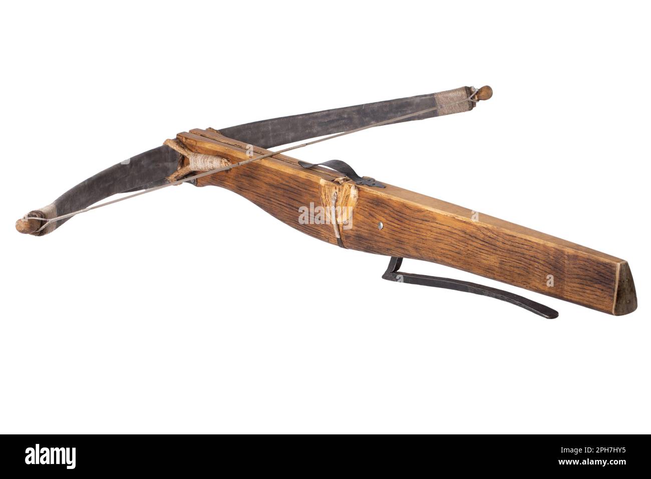 medieval crossbow isolated on white background Stock Photo - Alamy