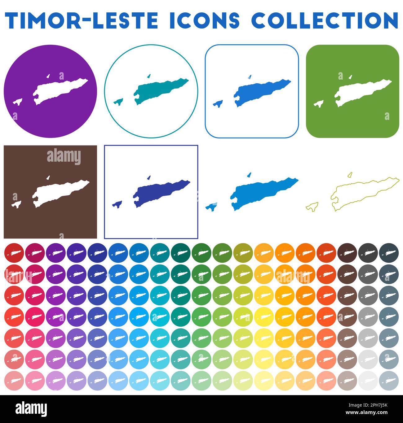 Timor Leste Icons National Emblem Of Timor Leste Heraldry Of The