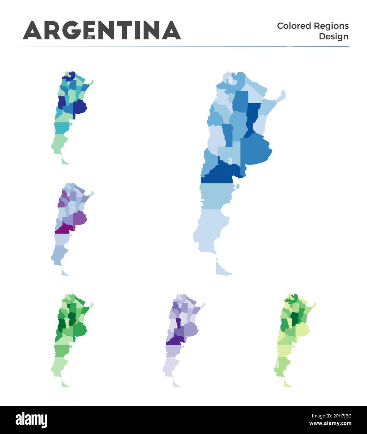 Argentina map collection. Borders of Argentina for your infographic ...