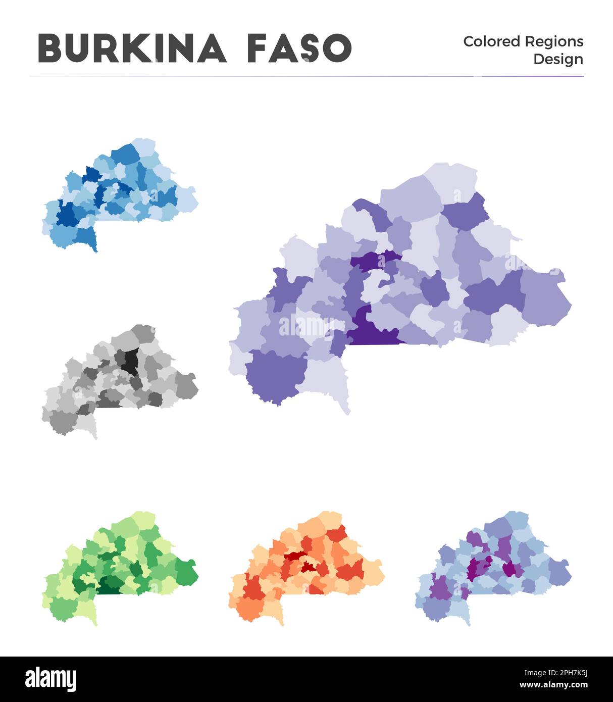 Burkina Faso map collection. Borders of Burkina Faso for your ...