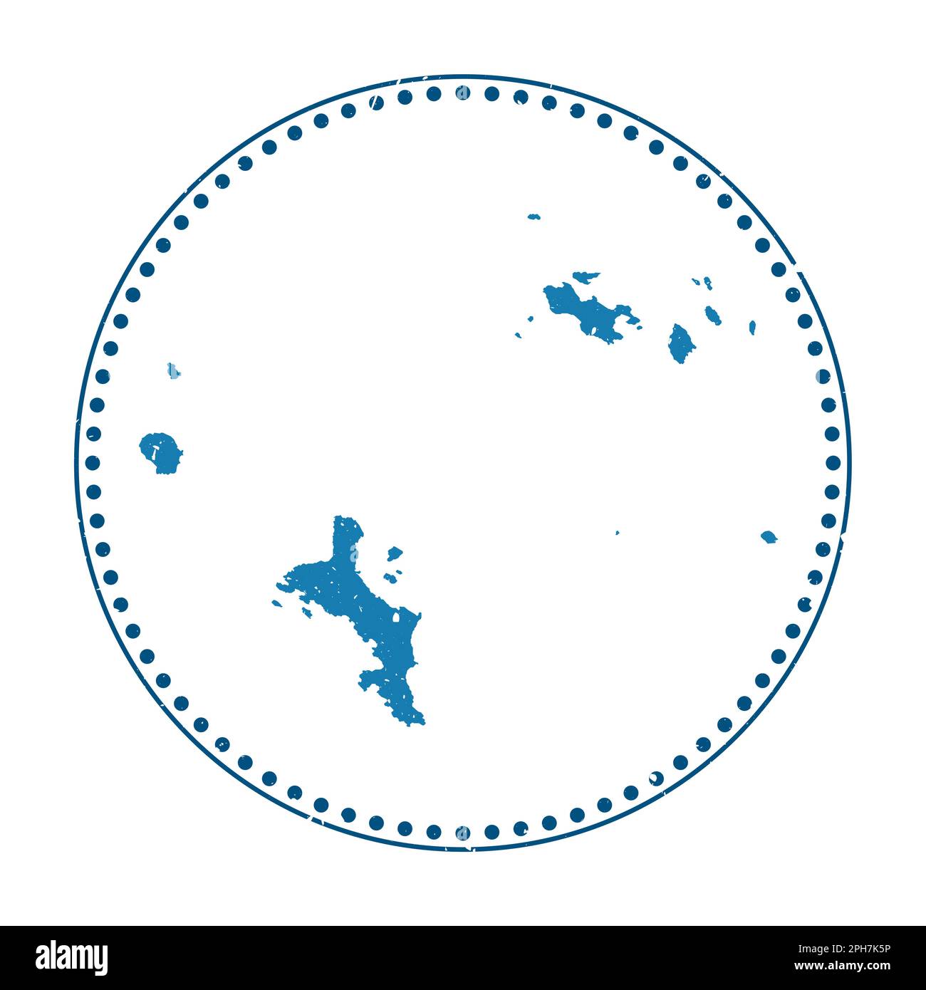Seychelles sticker. Travel rubber stamp with map of island, vector ...