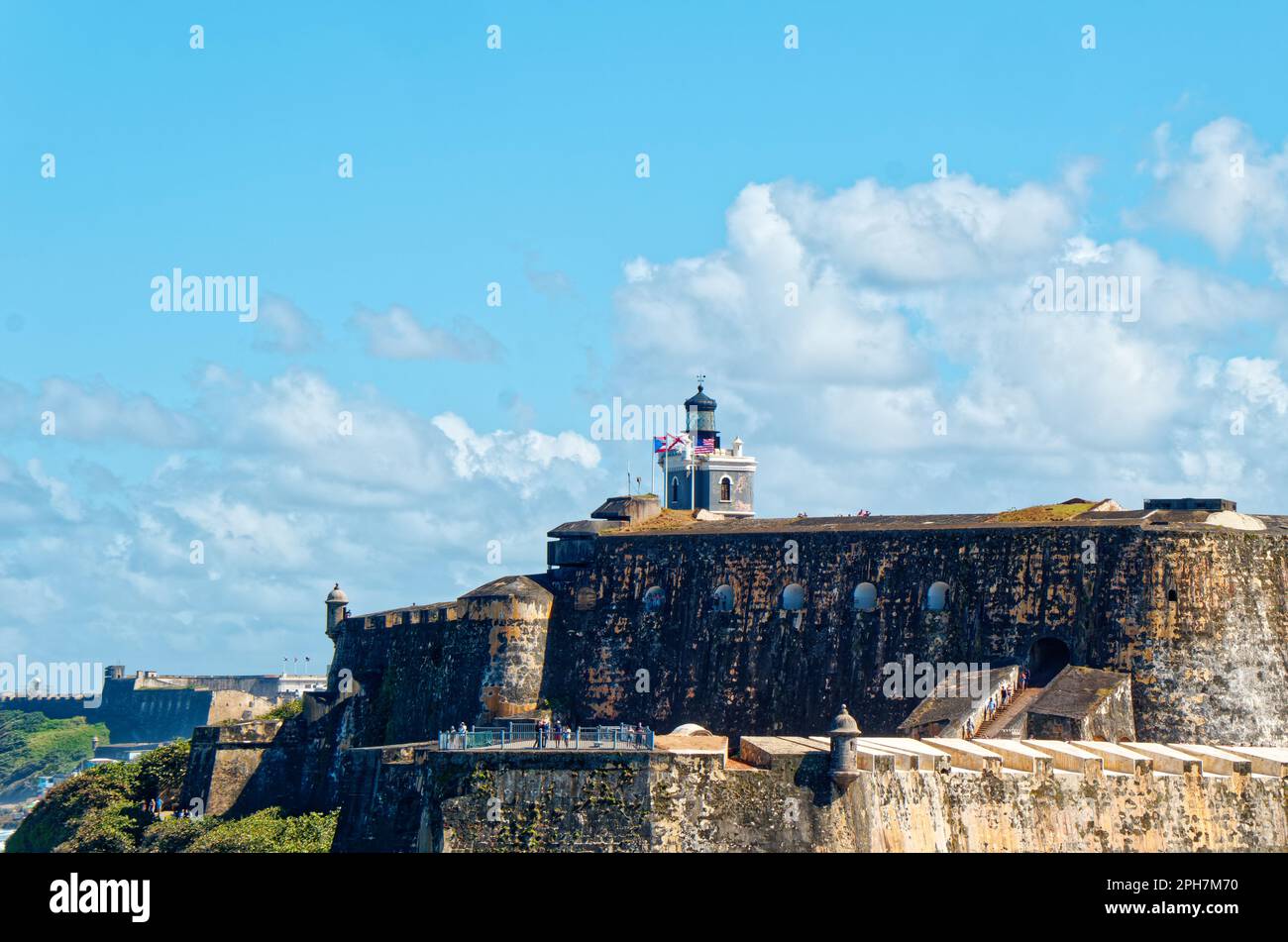 SAN JUAN, PUERTO RICO - February 1, 2023: San Juan serves as a major ...