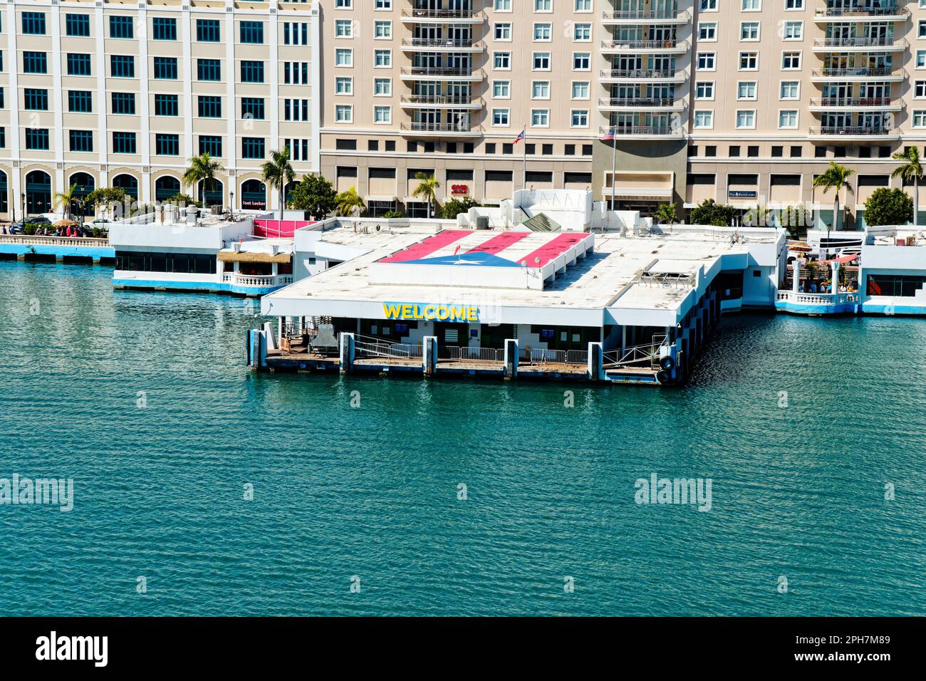 SAN JUAN, PUERTO RICO - February 1, 2023: San Juan serves as a major ...