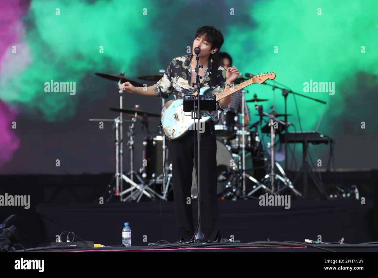 Sao Paulo, Sao Paulo, Brasil. 26th Mar, 2023. (INT) K-pop The Rose band ...