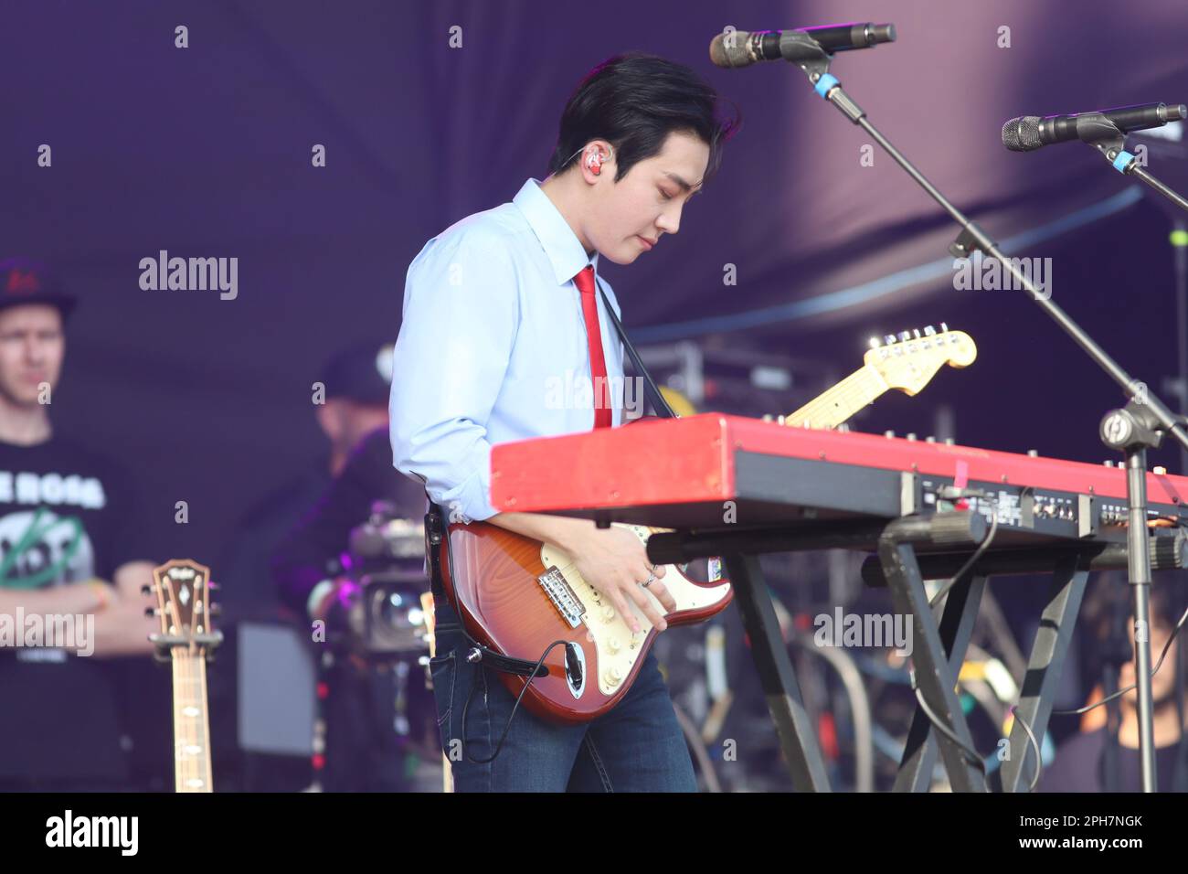 Sao Paulo, Sao Paulo, Brasil. 26th Mar, 2023. (INT) K-pop The Rose band ...