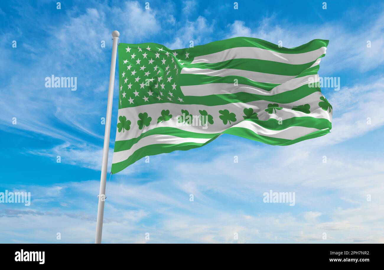 Us irish flag hi-res stock photography and images - Alamy