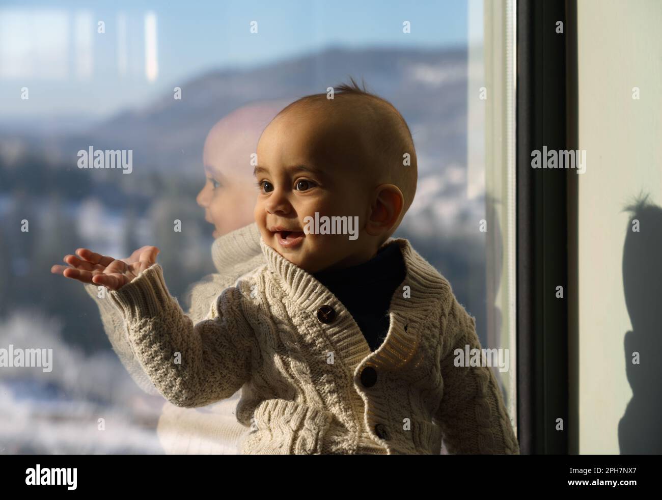 Boy wearing a sweater hi-res stock photography and images - Alamy
