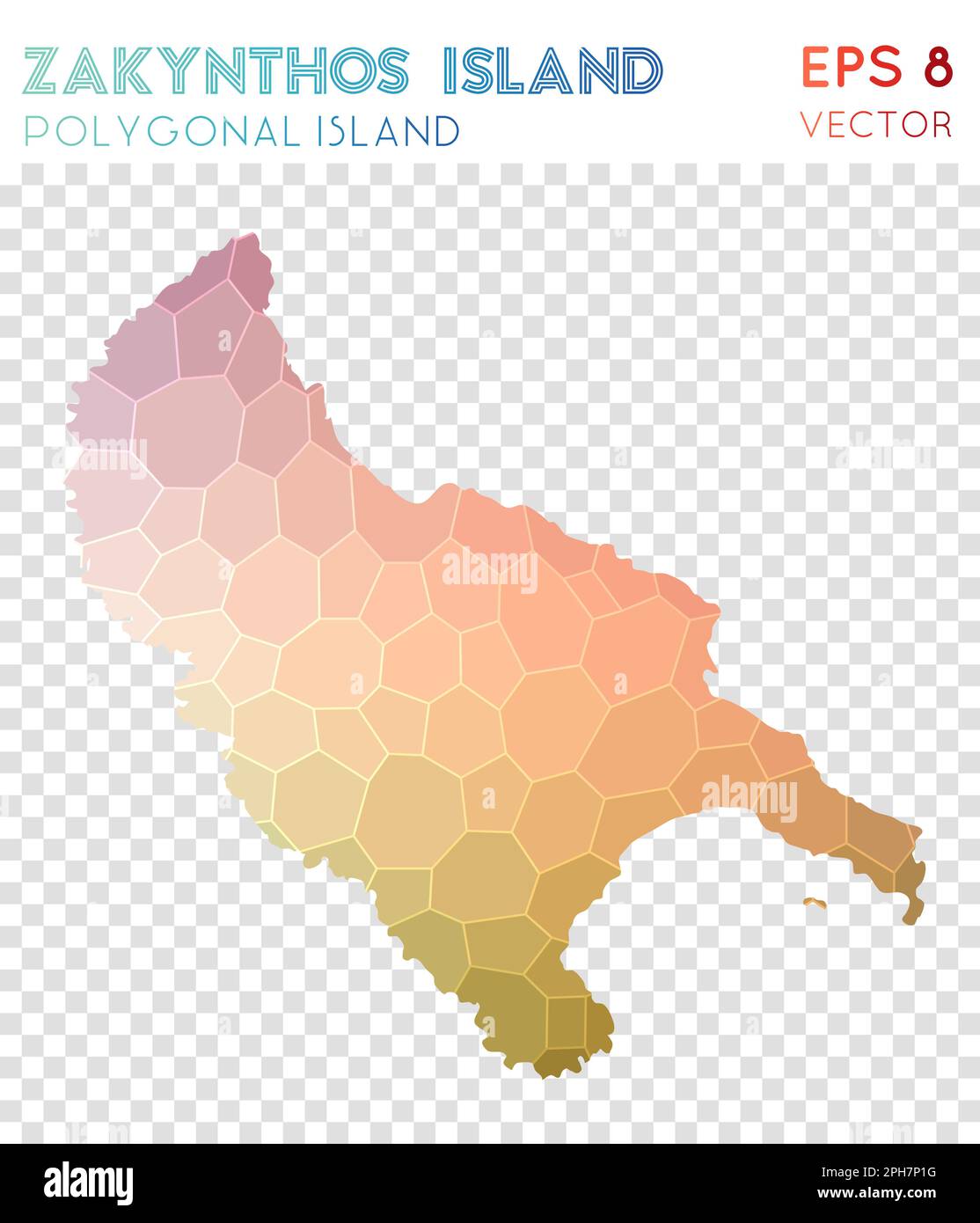 Zakynthos map hi-res stock photography and images - Alamy